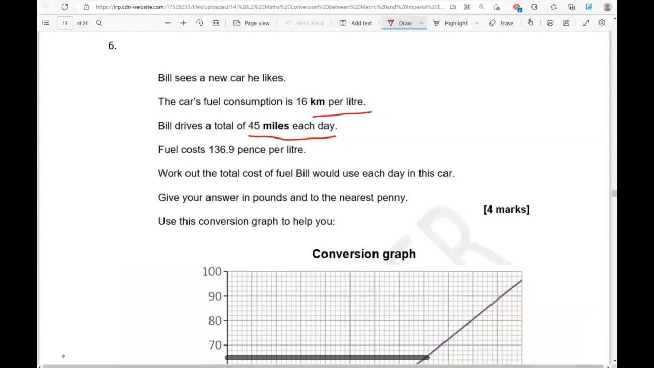 Conversion Exam Questions Revise For Your Level 2 Functional Skills ...