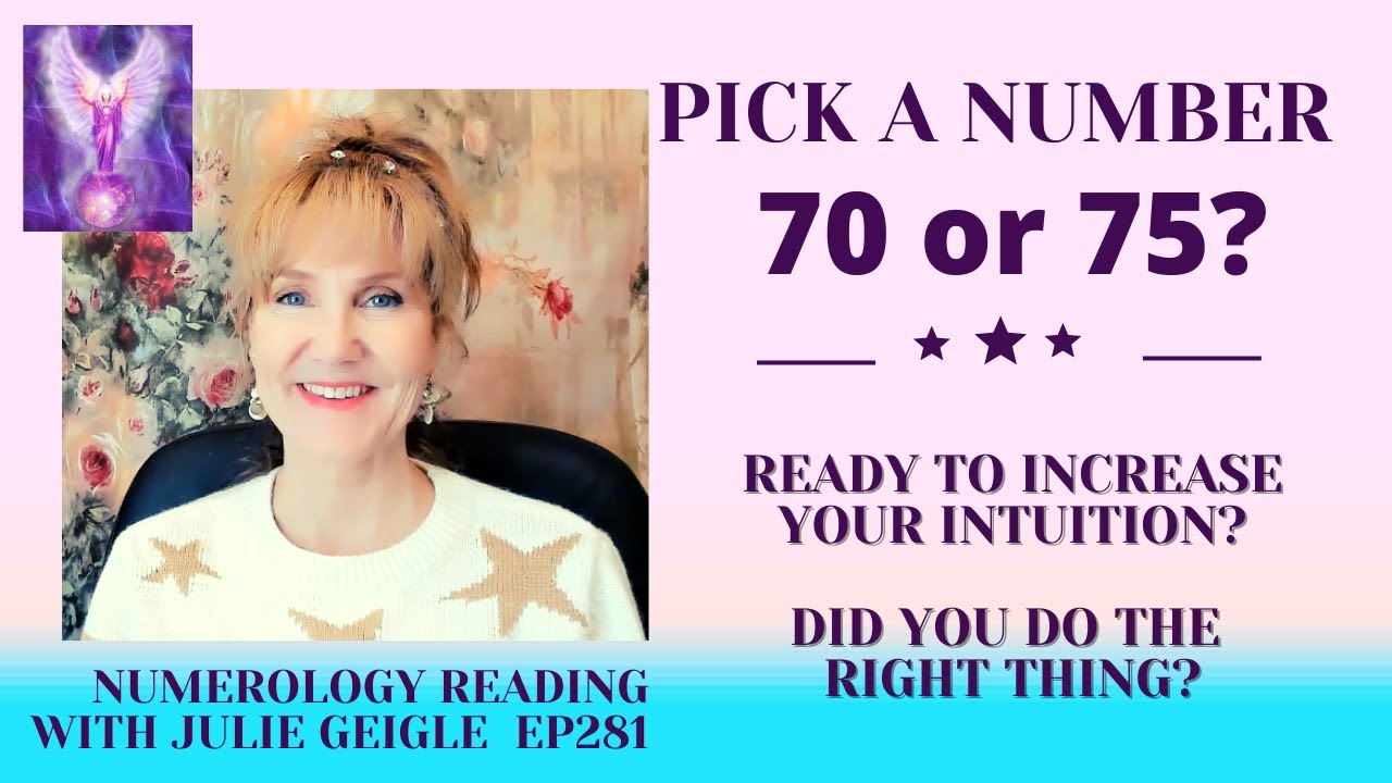 70 and 75 Angel Number Meaning Ep281 #Numerology #Numbers #Metatron # ...