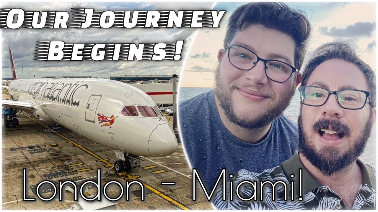 PRE CRUISE! Travel Day! London - Miami! Virgin Atlantic Economy Seat 58 ...