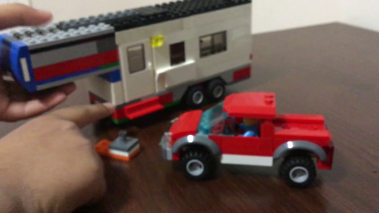 LEGO fifth wheel with a huge slide out - YouTube
