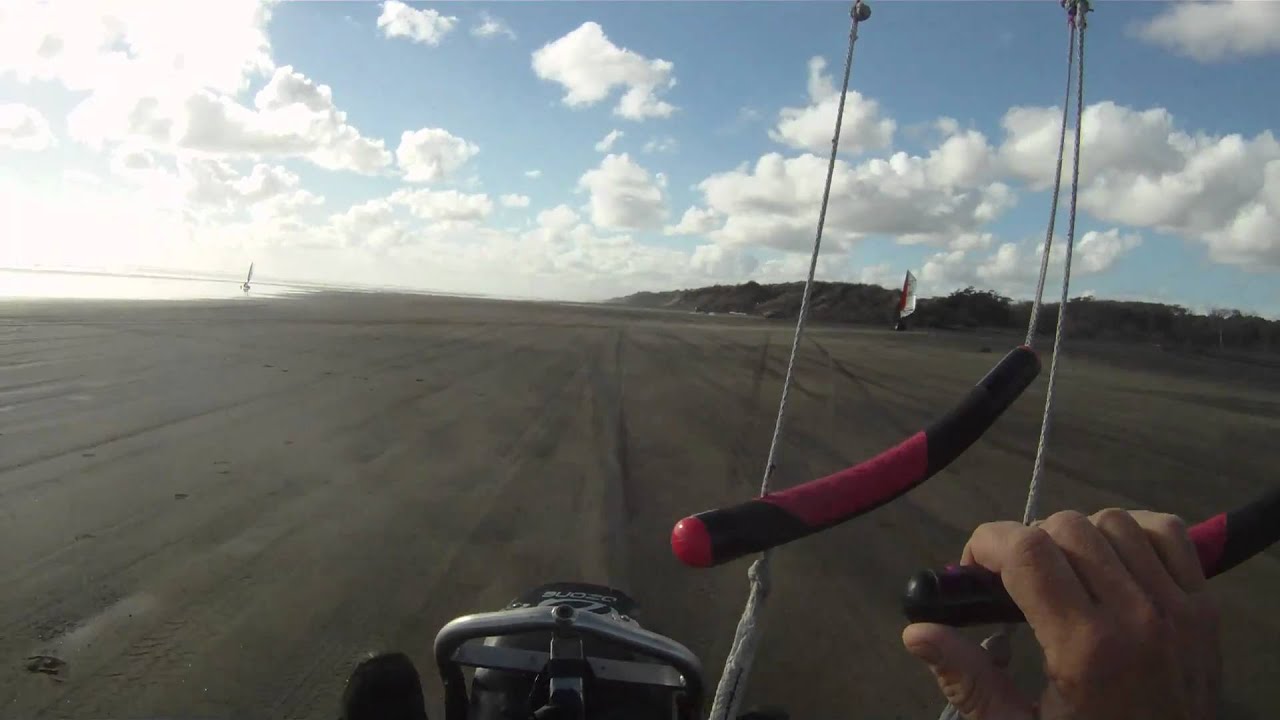 kite Bike powered by a Ozone 2.5m Yakuza GT - YouTube