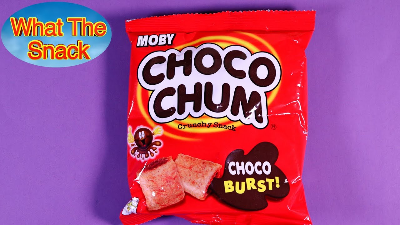 Moby Choco Chum Crunchy Snacks Choco Burst (Philippines) - YouTube
