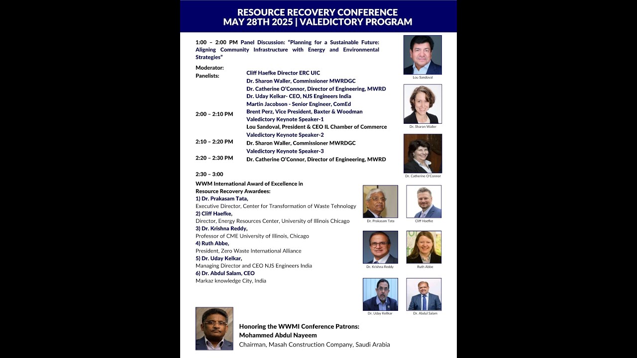 05 28 2025 INTERNATIONAL RESOURCE RECOVERY CONFERENCE & EXPO Resource ...