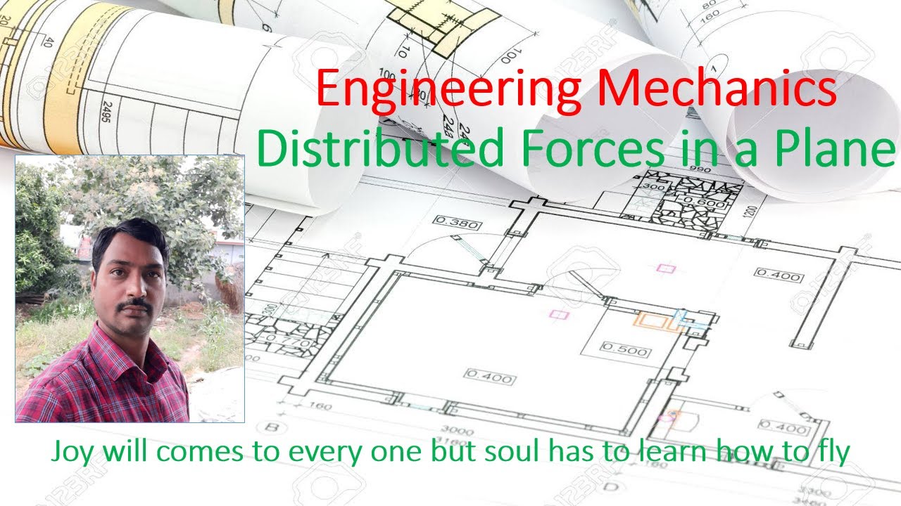 Lecture 50 : Distributed Force in a Plane - YouTube