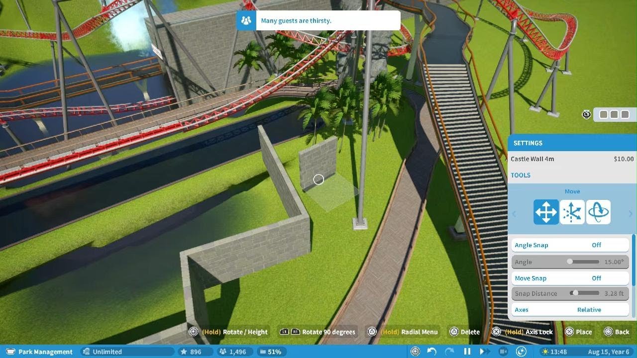 Planet Coaster ep 16 queue - YouTube