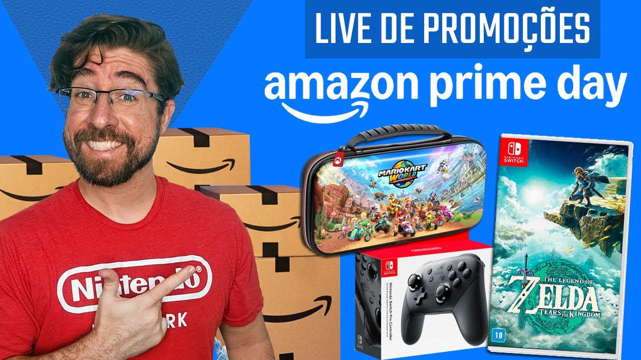LIVE das PROMOÇÕES NINTENDO do Amazon PRIME DAY #PrimeDay - YouTube