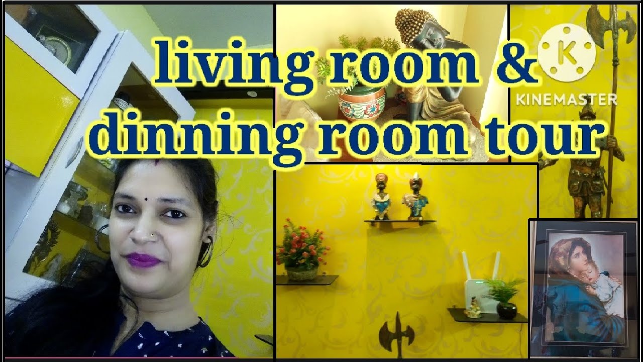 Living room tour | Dining room tour | Dream home with elegant look ...