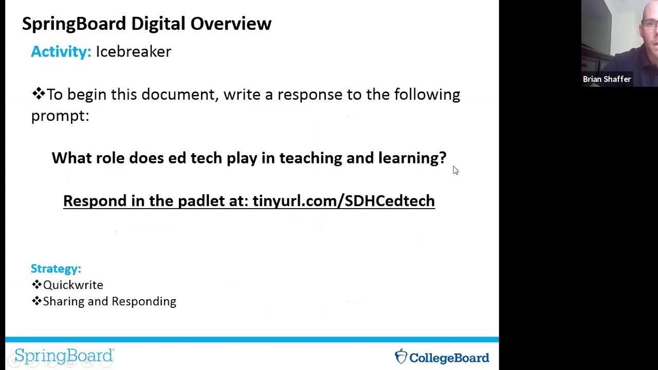 SDHC SpringBoard Digital 2.0 Updates - YouTube