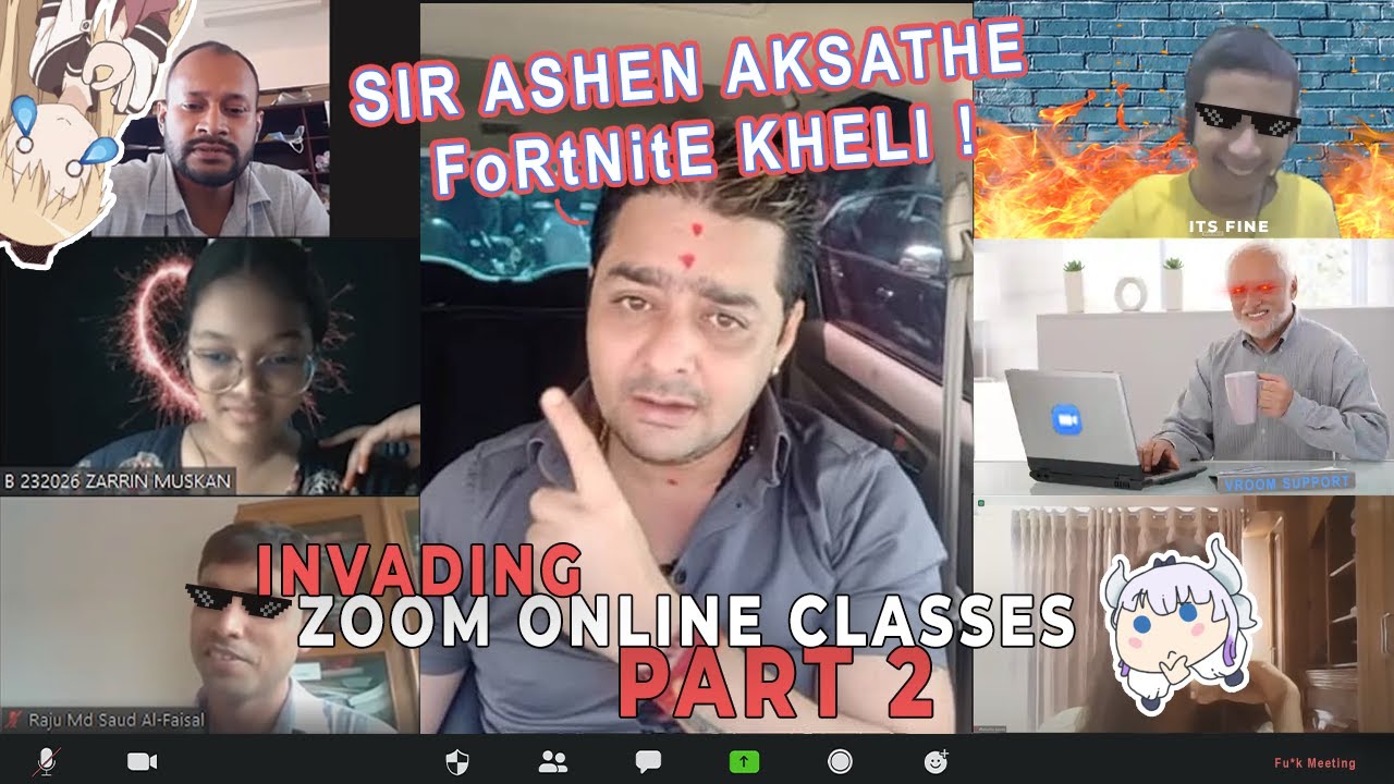 Invading Zoom Online Classes (ZOOM RAID) - YouTube