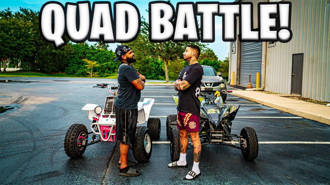 Yfz450 Vs. Yamaha Banshee (Quad Battle)! | Braap Vlogs - YouTube