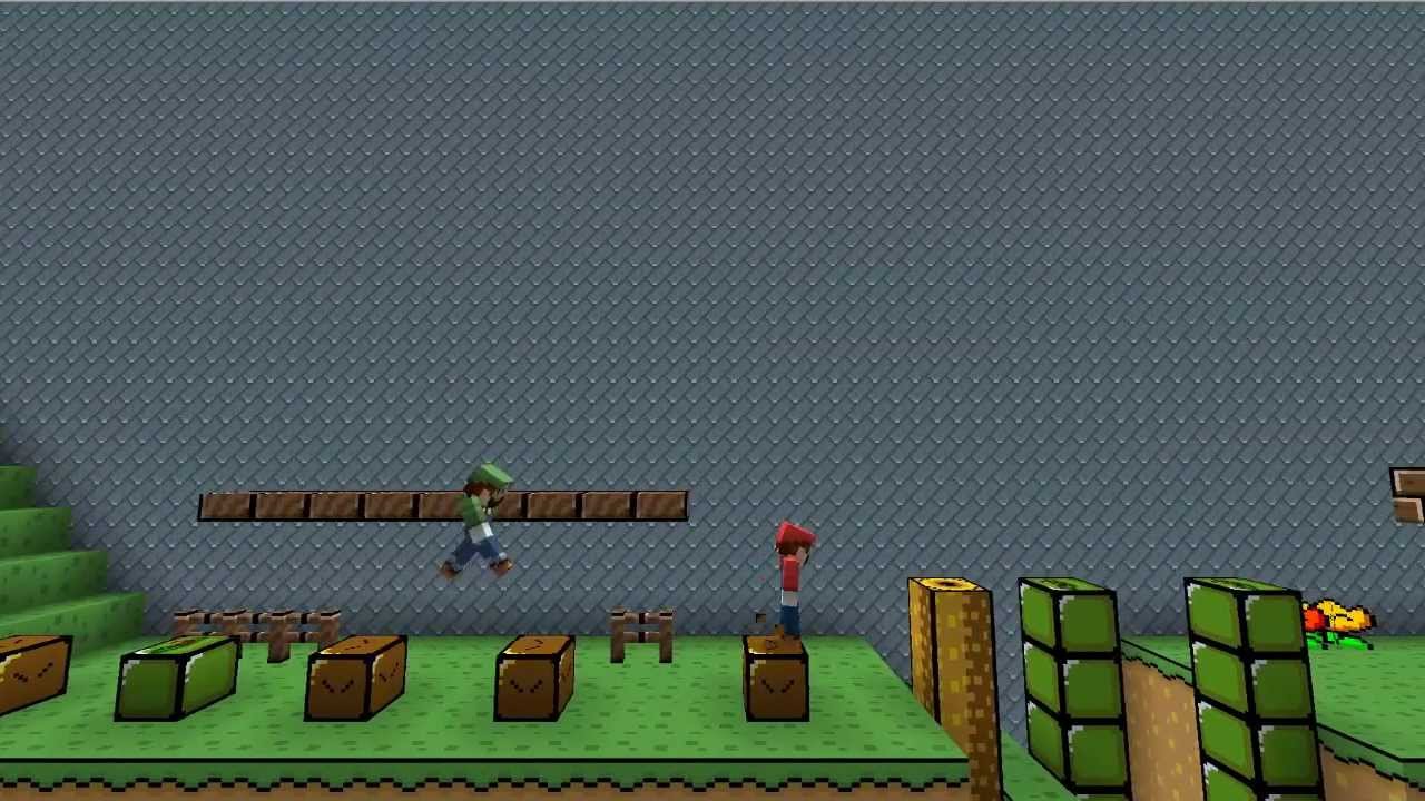 Minecraft: New Super Mario Bros. 1-1 - Super MarioCraft - YouTube