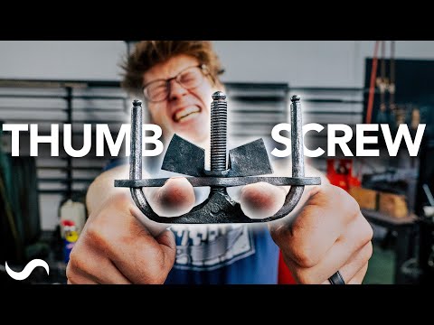 Making (and testing) the THUMB SCREW!! Medieval torture device.