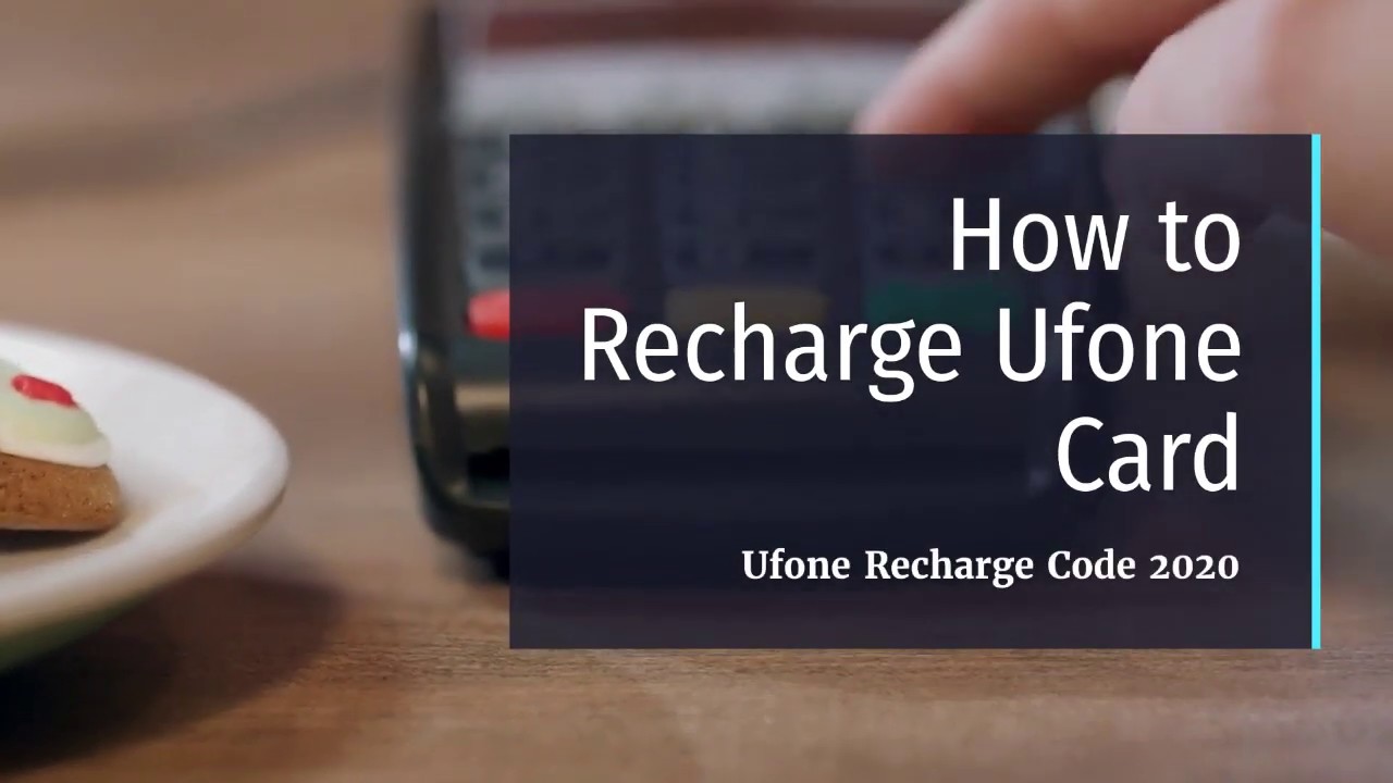 How to Recharge Ufone Card 2020 | Ufone Recharge Code - YouTube