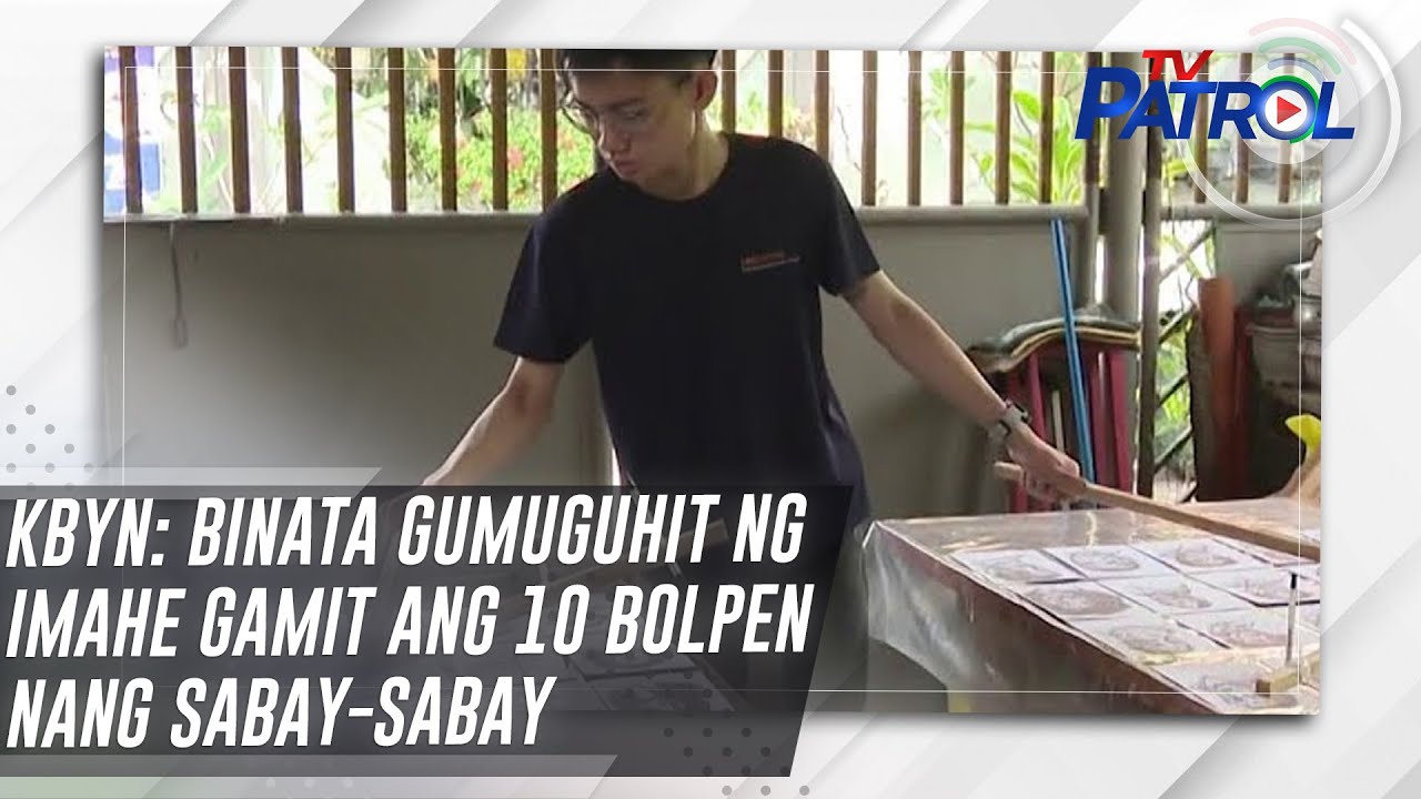 KBYN: Binata gumuguhit ng imahe gamit ang 10 bolpen nang sabay-sabay ...