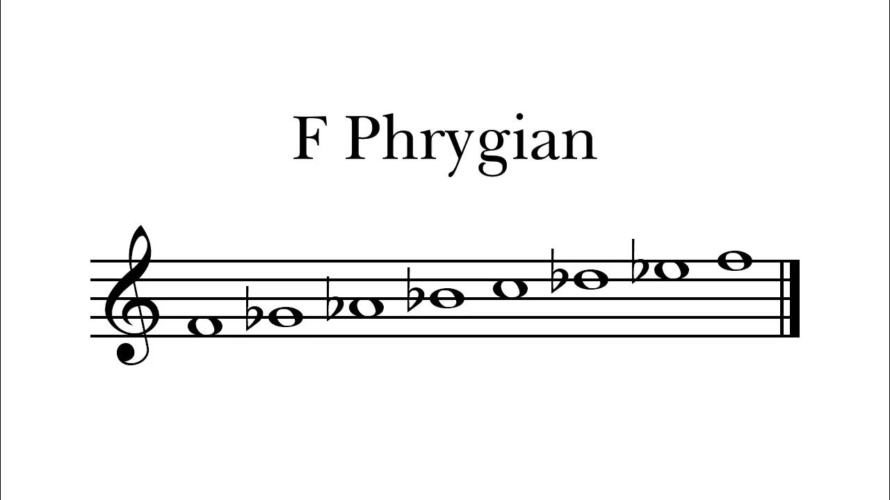 F Phrygian Mode - YouTube