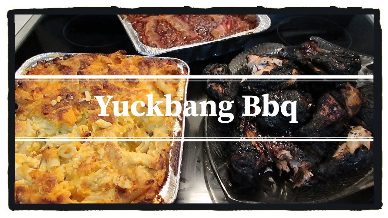 Muckbang BBq \ More like a Yuck bang \ burnt food - YouTube
