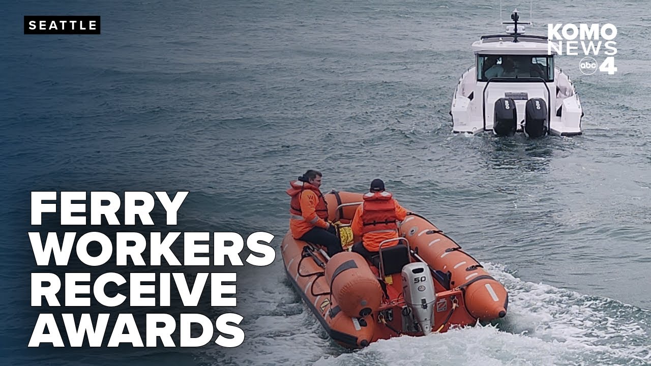 Ferry workers presented Life Ring Awards for 100+ lifesaving efforts ...