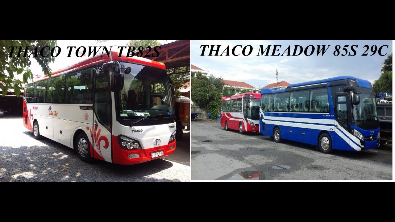 SO SÁNH THACO MEADOW 85S 29 chỗ và THACO TOWN TB82S khác nhau hoàn toàn ...