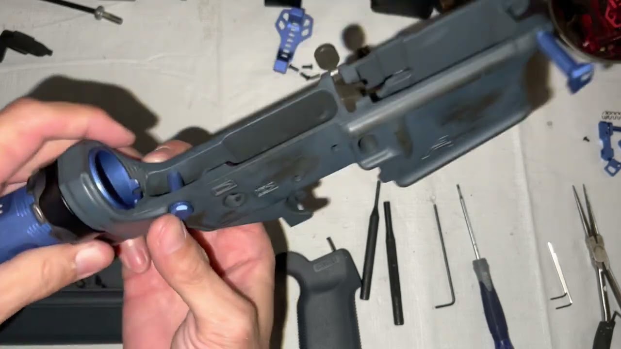 AR15 build series: complete AR15 lower assembly - YouTube