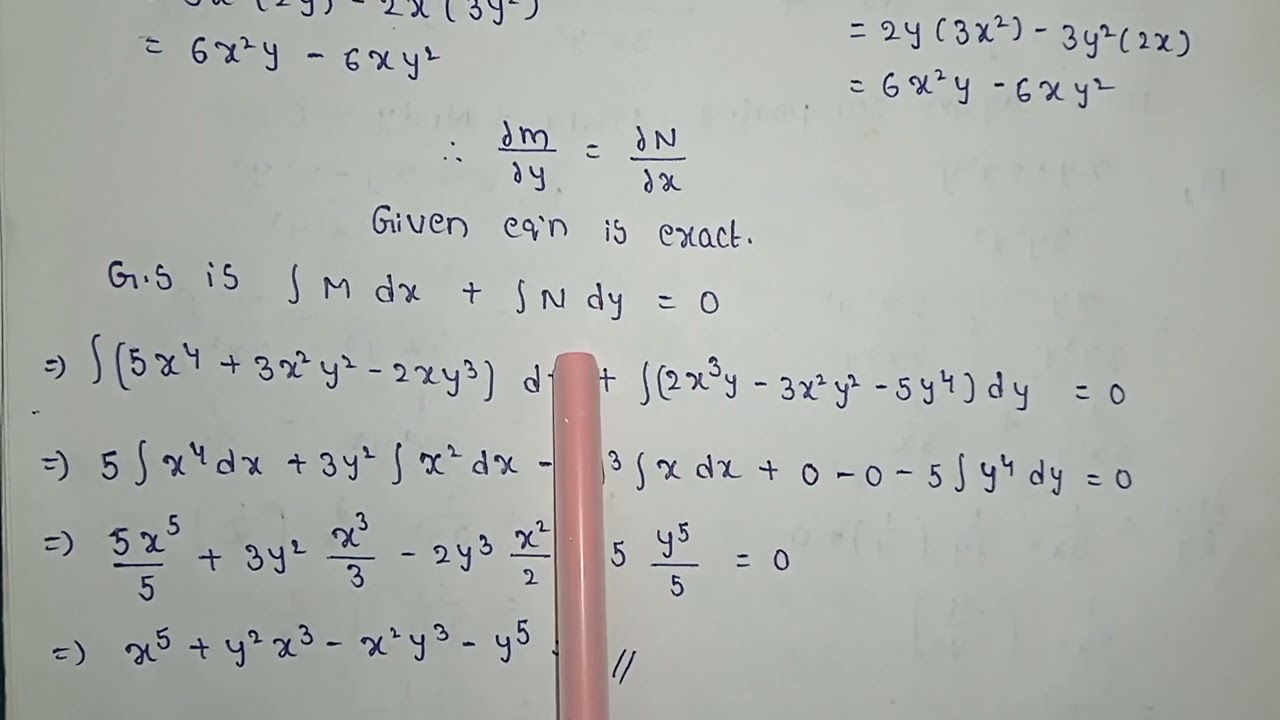 5x 4 3x 2y 2 2xy 3 dx 2x 3 3x 2y 2 5y 4 dy R20 Regulation 5x 4 3x 2y 2 2xy 3 dx 2x 3 3x 2y 2 5y 4 dy R20 Regulation