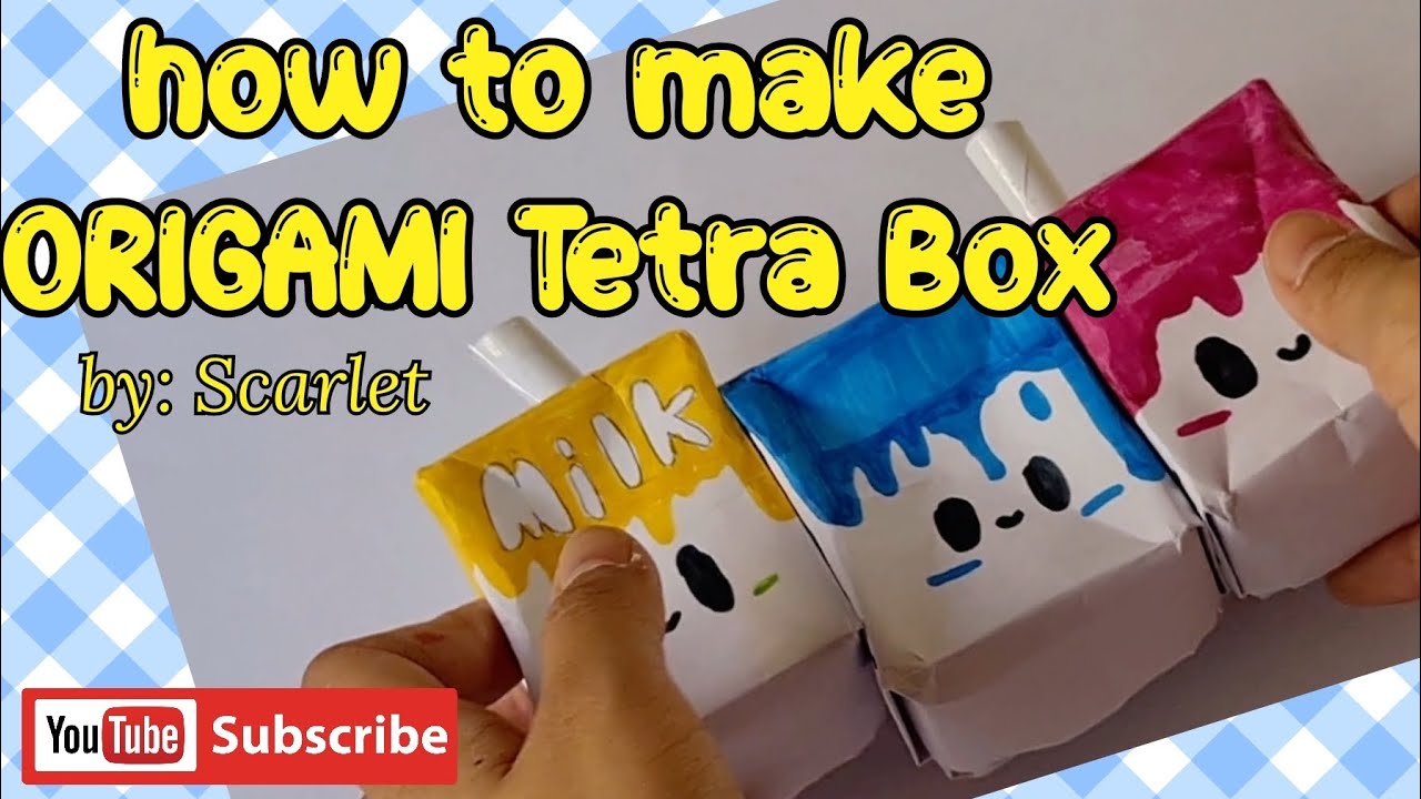 How to make Origami Tetra Box - YouTube