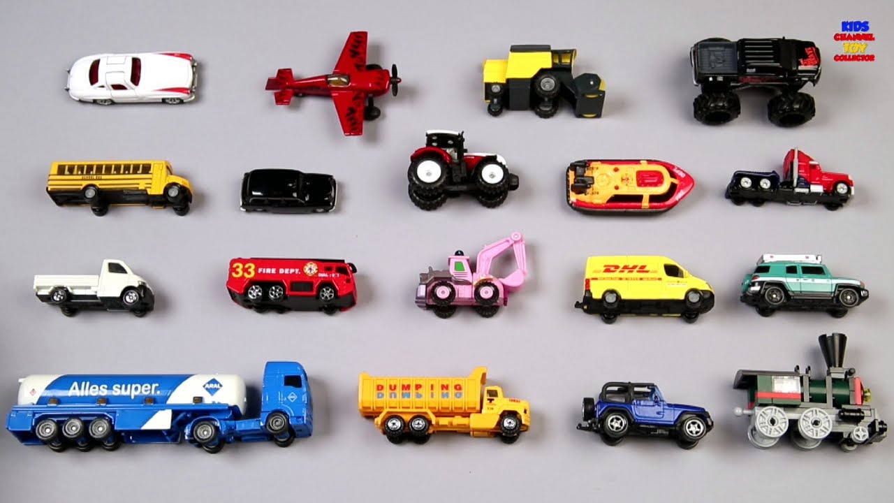 Learn Street Vehicles Names & Sounds for Kids - YouTube