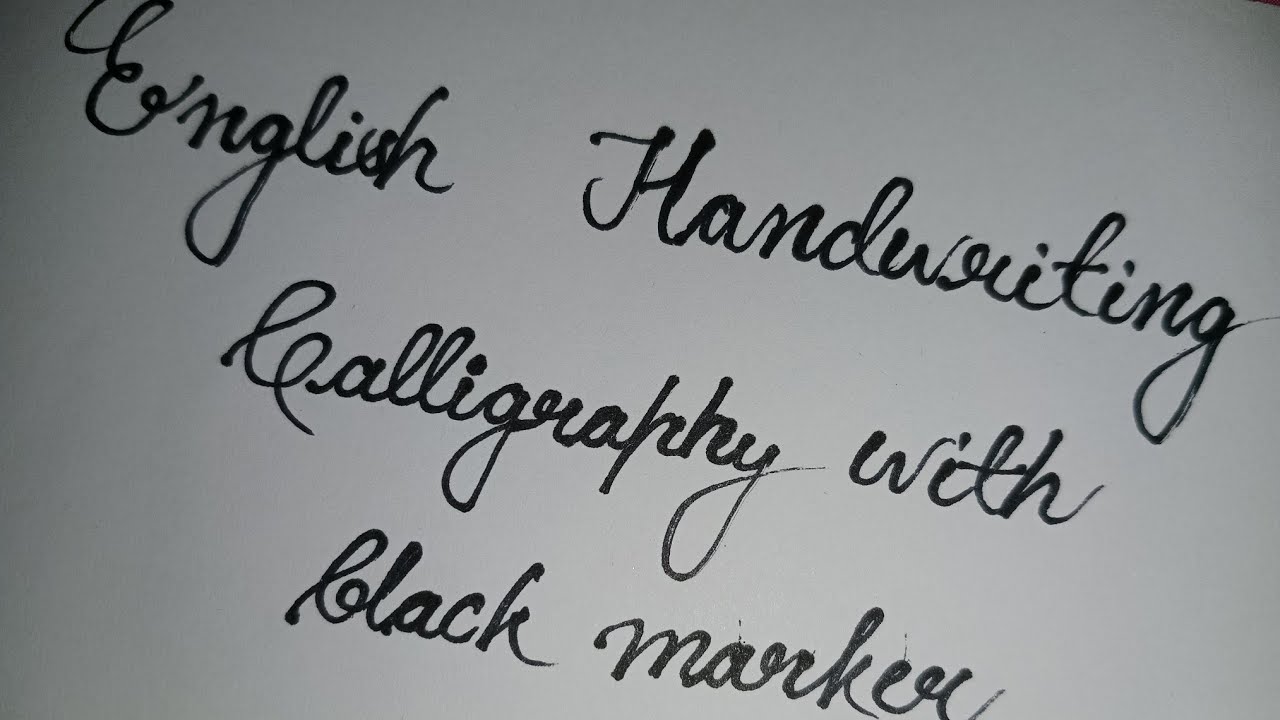 Neat calligraphy handwriting | Advance cursive writing practice - YouTube