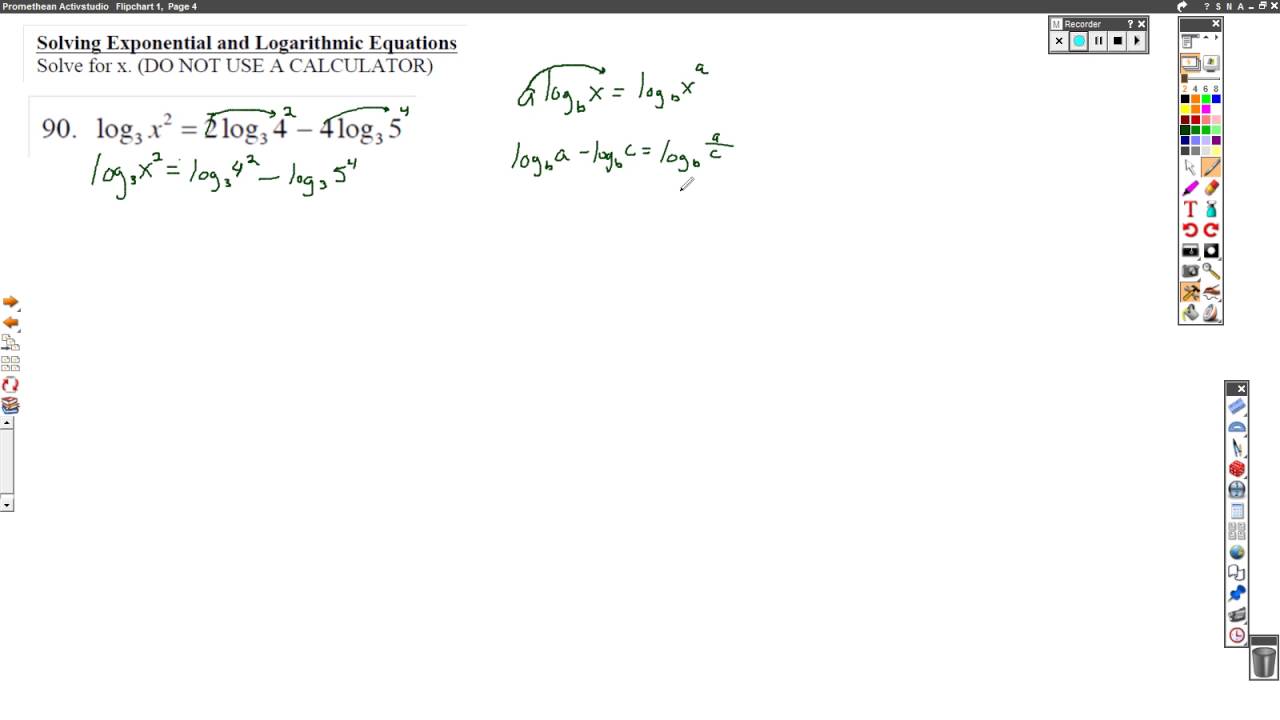 SP log equation - YouTube