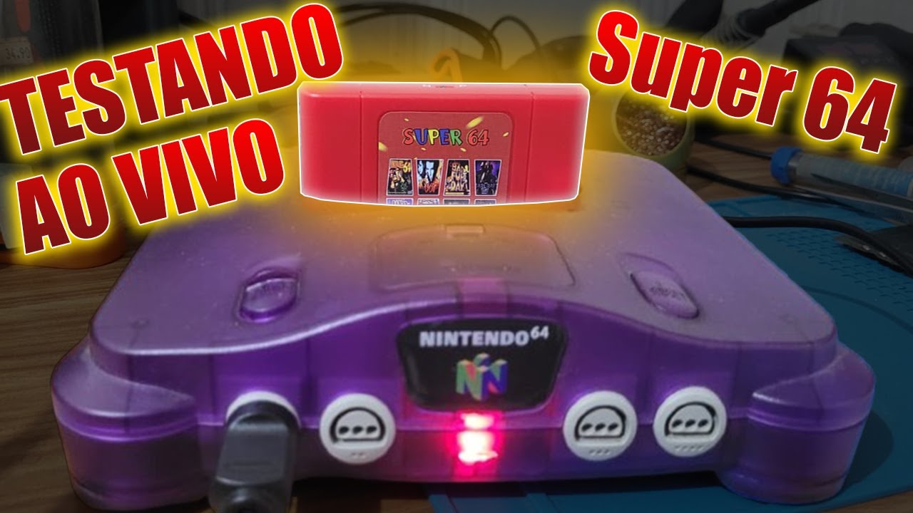 🔴Sexta-Feira 21Hrs | Testando o EVERDRIVE Super 64 no NINTENDO 64 - YouTube