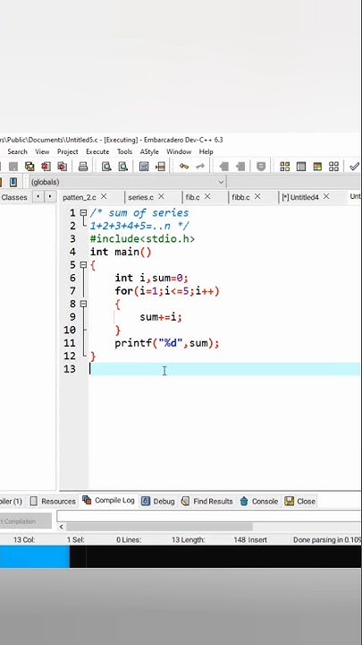 sum of n numbers #shorts - YouTube