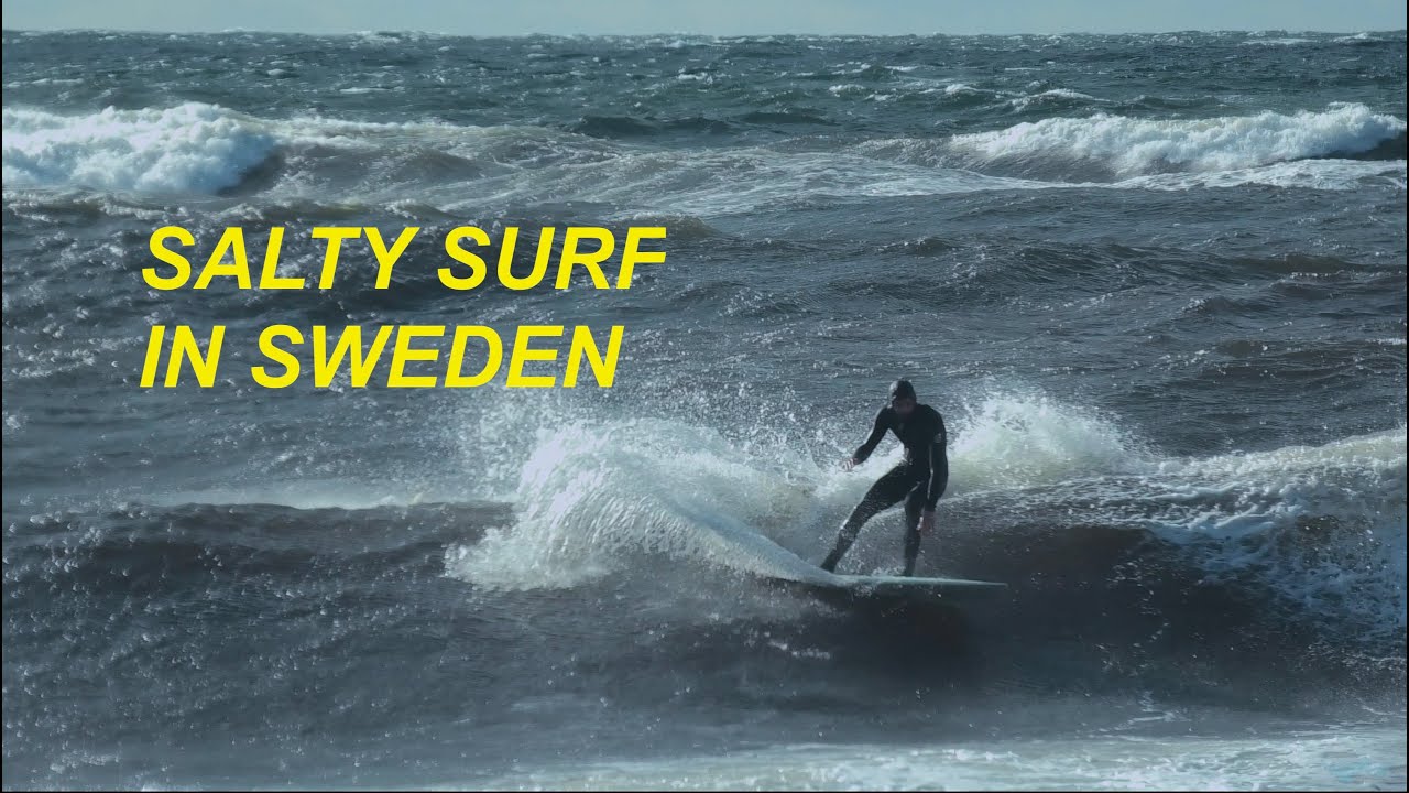 Salty surf adventures in Sweden - YouTube