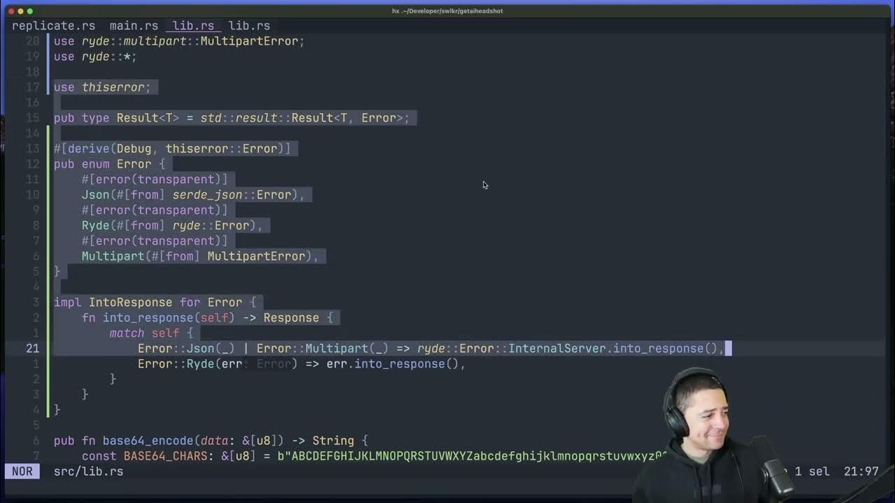programming a photo ai clone | rust, axum, sqlite, web development, programming - YouTube