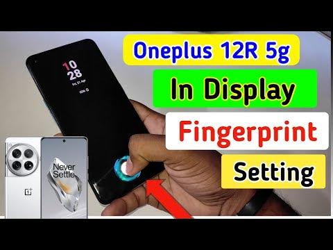 Oneplus 12r 5g in display fingerprint setting/Oneplus 12r fingerprint screen lock/fingerprint ...