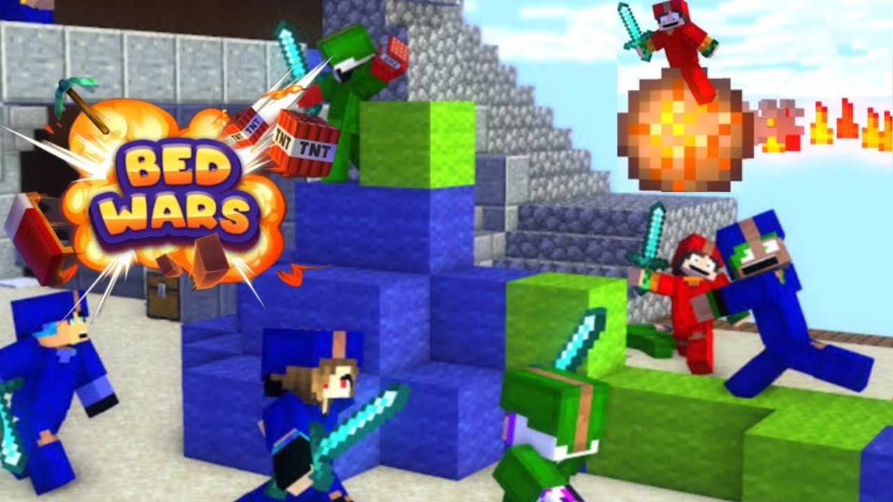 |Minecraft bed wars gameplay red team| - YouTube