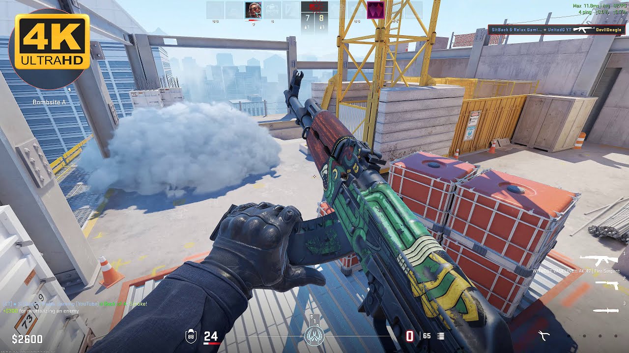 Counter Strike 2 Vertigo Ranked Gameplay 4K - YouTube