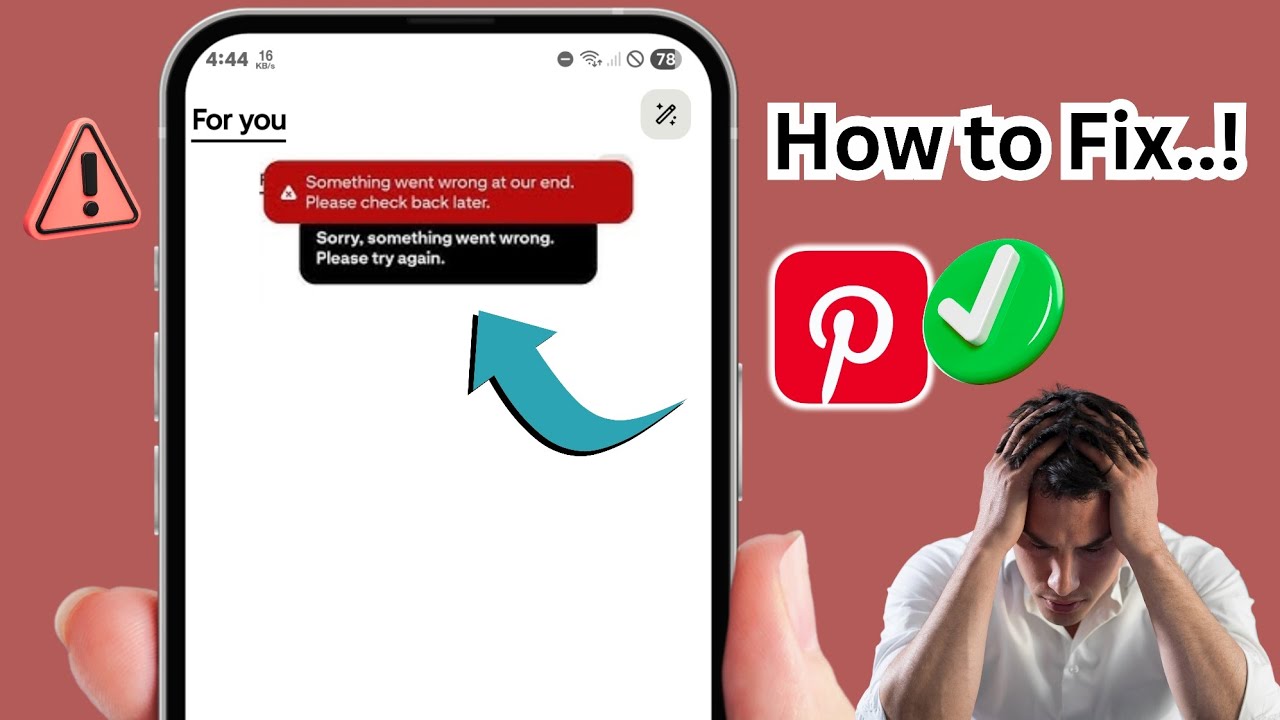 How to Fix Pinterest something went wrong Problem | Something went ...