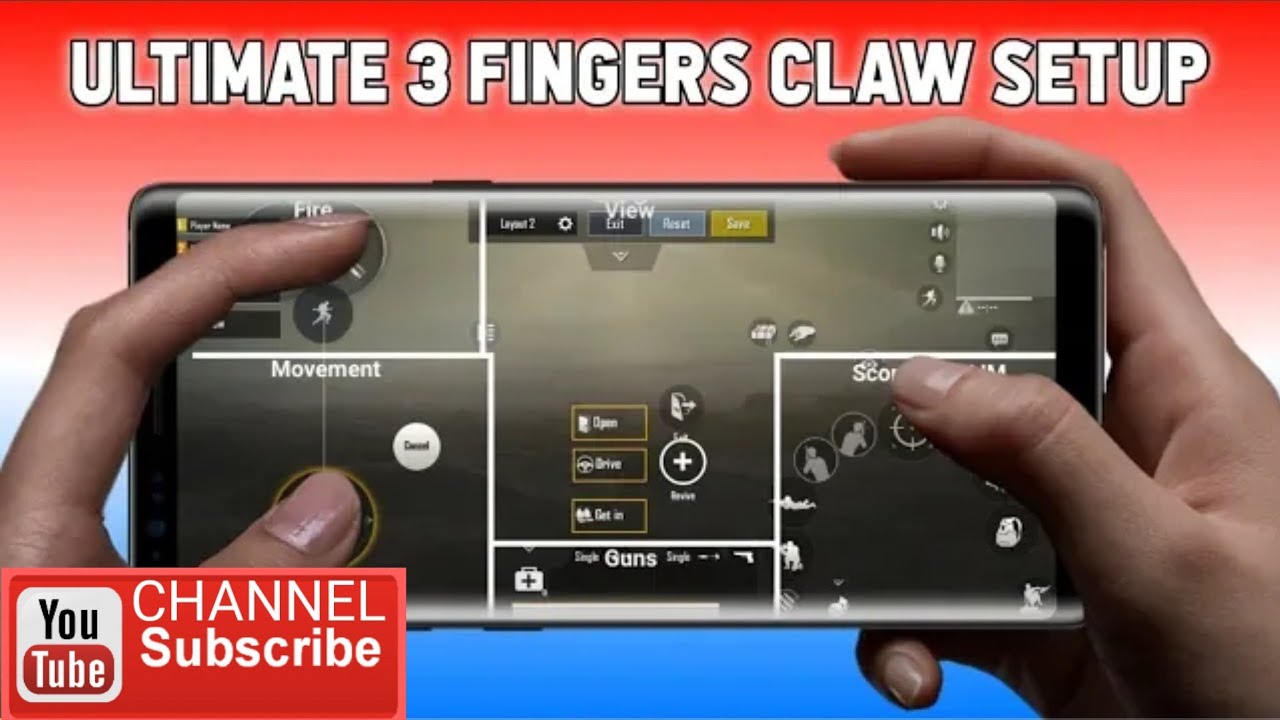 PUBG MOBILE BEST 3 FINGER CLAW SETTING EVER,THIS MAKE YOU PRO-PUBG ...
