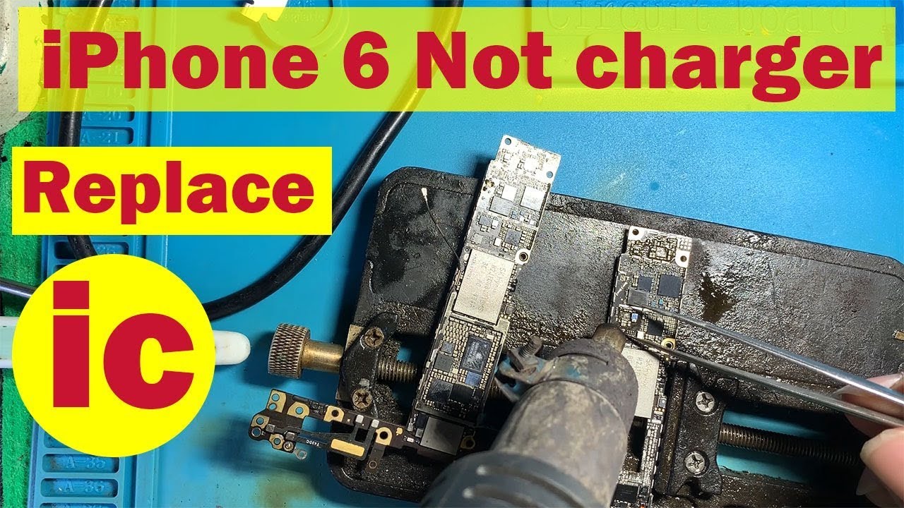 iPhone 6 Not charger Replacemant ic usb charger repair - YouTube