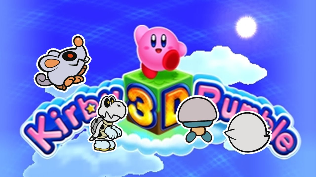 All bosses in Kirby 3D Rumble - YouTube