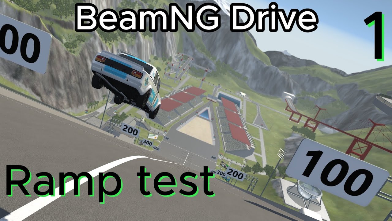 Ramp TEST I BeamNG Drive #1 - YouTube