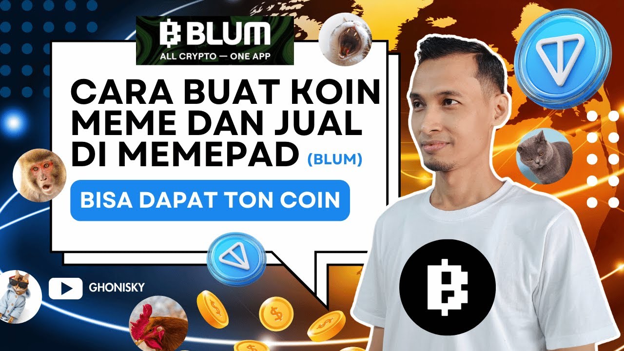 CARA BUAT DAN JUAL TOKEN ATAU KOIN MEME DI MEMEPAD BLUM - YouTube