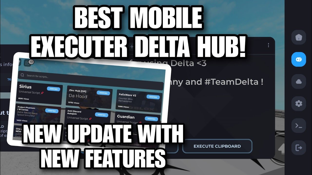 New Mobile Executer Delta Hub Latest Update (Best Mobile Executer ...