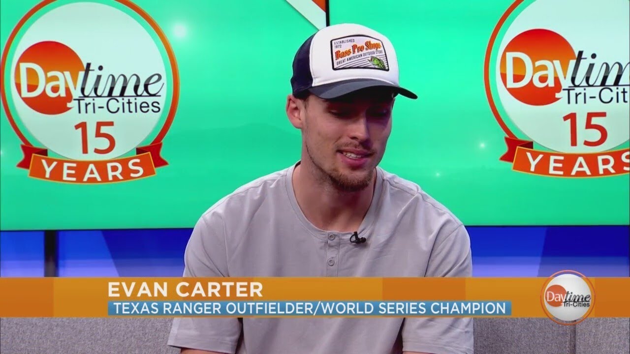 A conversation with local World Series Hero Evan Carter - YouTube