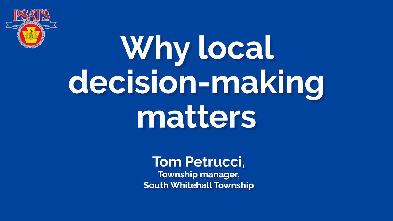 Local decision-making? Find out why it matters - YouTube
