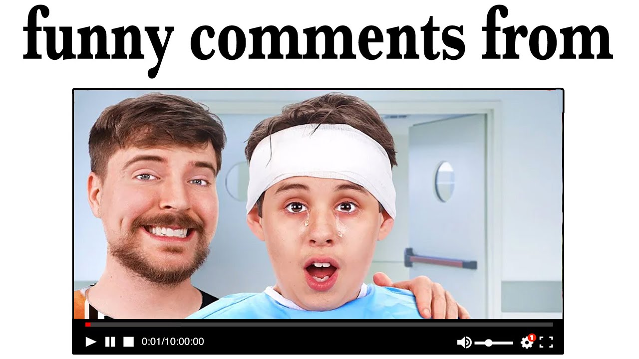 reenacting a Mr. Beast comment thread... - YouTube
