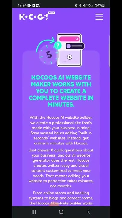 Hocoos Ai | Powerful AI Website Builder Tool with Blog Option - YouTube