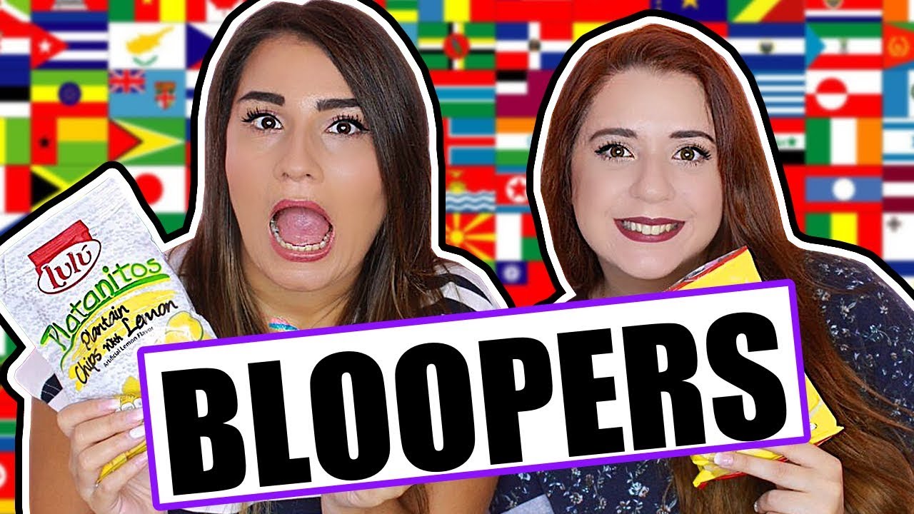 BLOOPERS | Δοκιμάζουμε Περίεργα Snacks Απο Όλο Τον Κοσμο ft Miss Madden ...