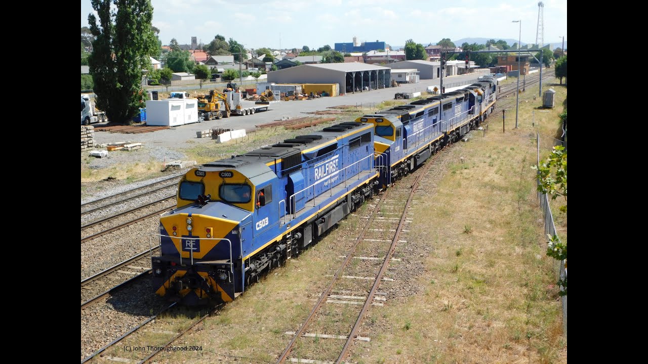 RailFirst Cs arrive Goulburn for changeover to SSR Dec/January 2025 ...