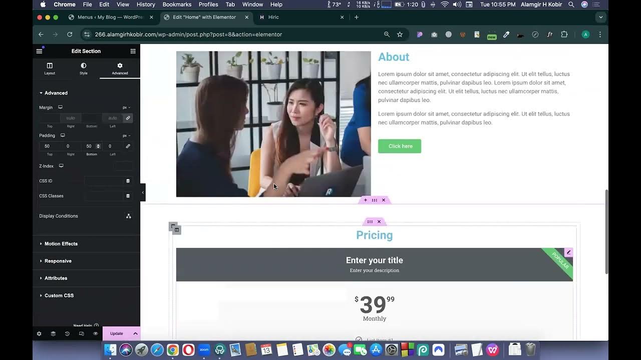 make a website device responsive & Scrolling menu || Alamgir H Kobir - YouTube
