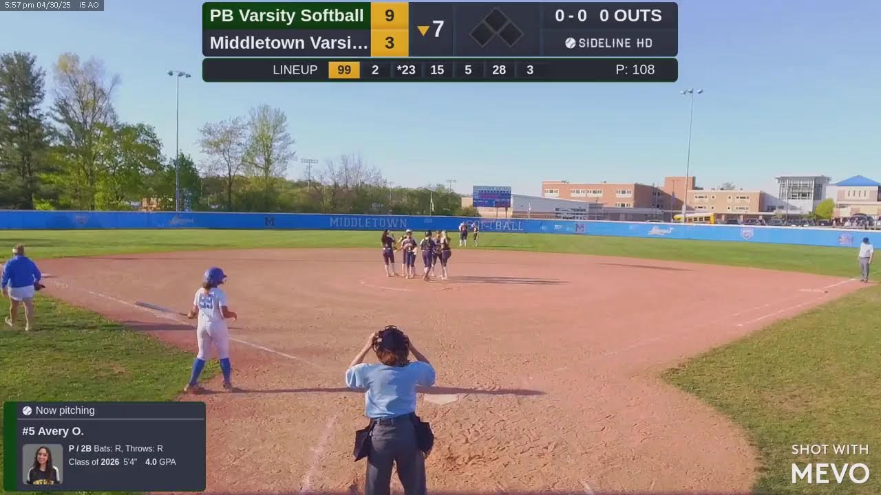 Pine Bush Varsity Softball vs Middletown Varsity Softball (2025.04.30) - YouTube